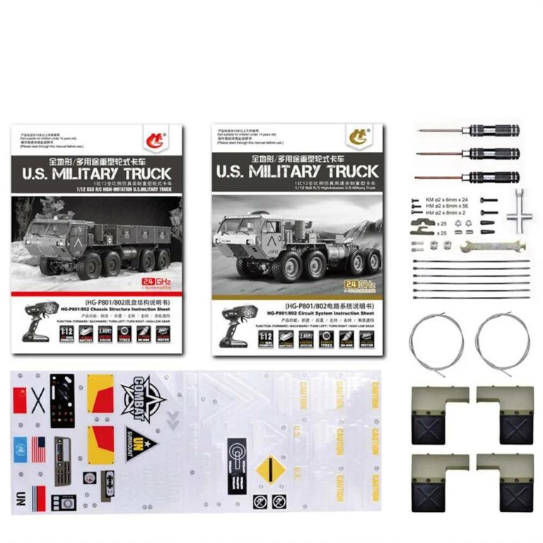 M984 HEMTT HG P801 P802 1/12 2.4G 8X8 M983 739mm RC-Auto US Army ...
