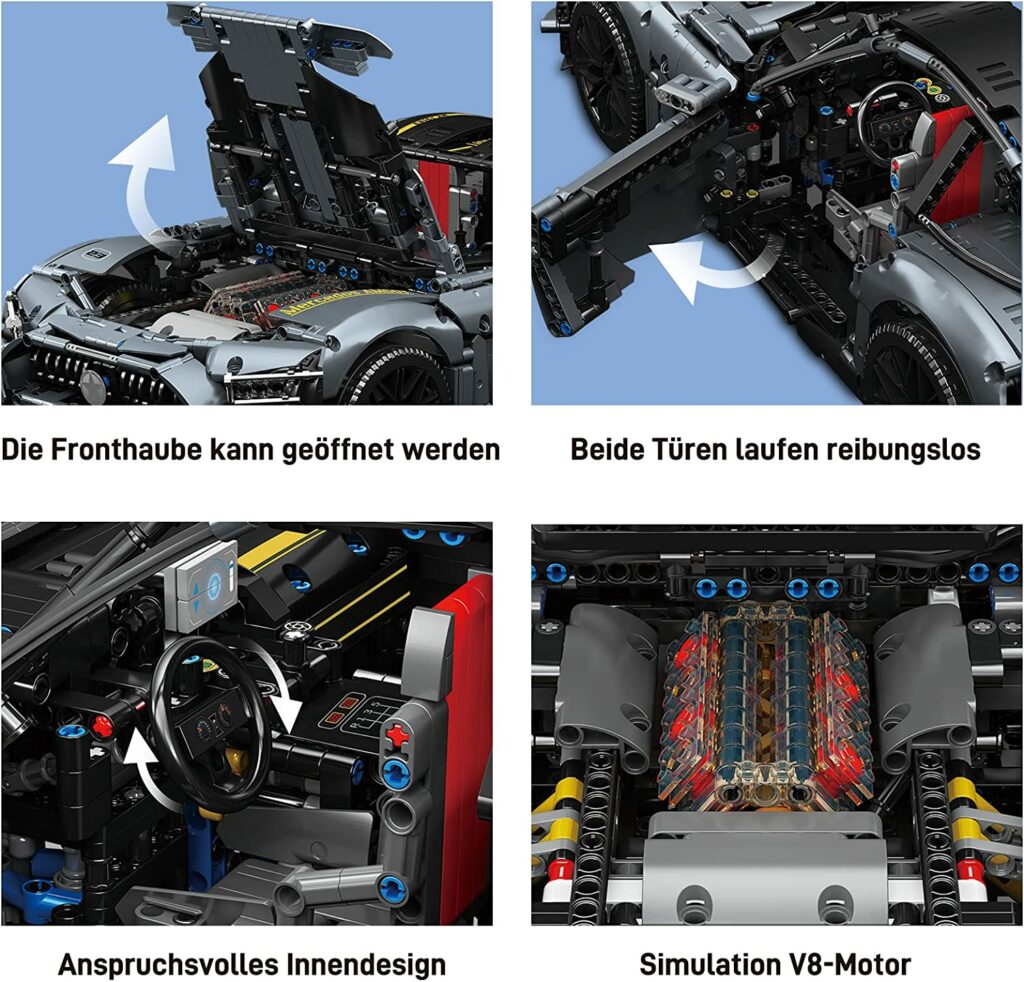 Mould King 13123 1:8 -Sportwagen GT Technik Bausteine – Roehl Trading Ltd.